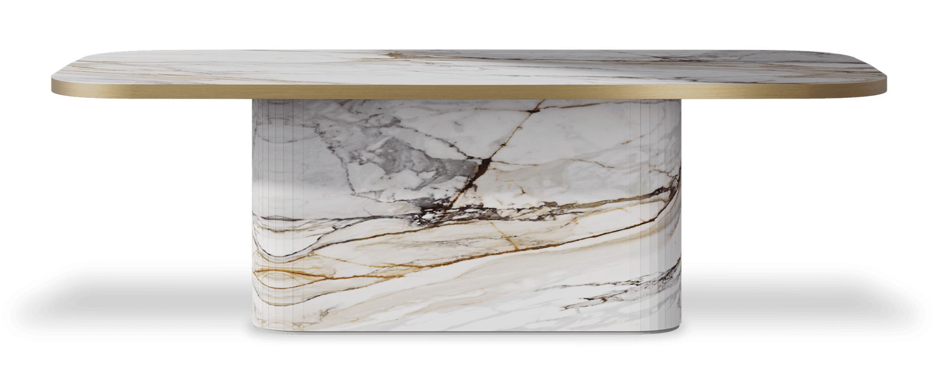 Curve Dining Tables | Curved Porcelain Stoneware Tables - Tailor-made+