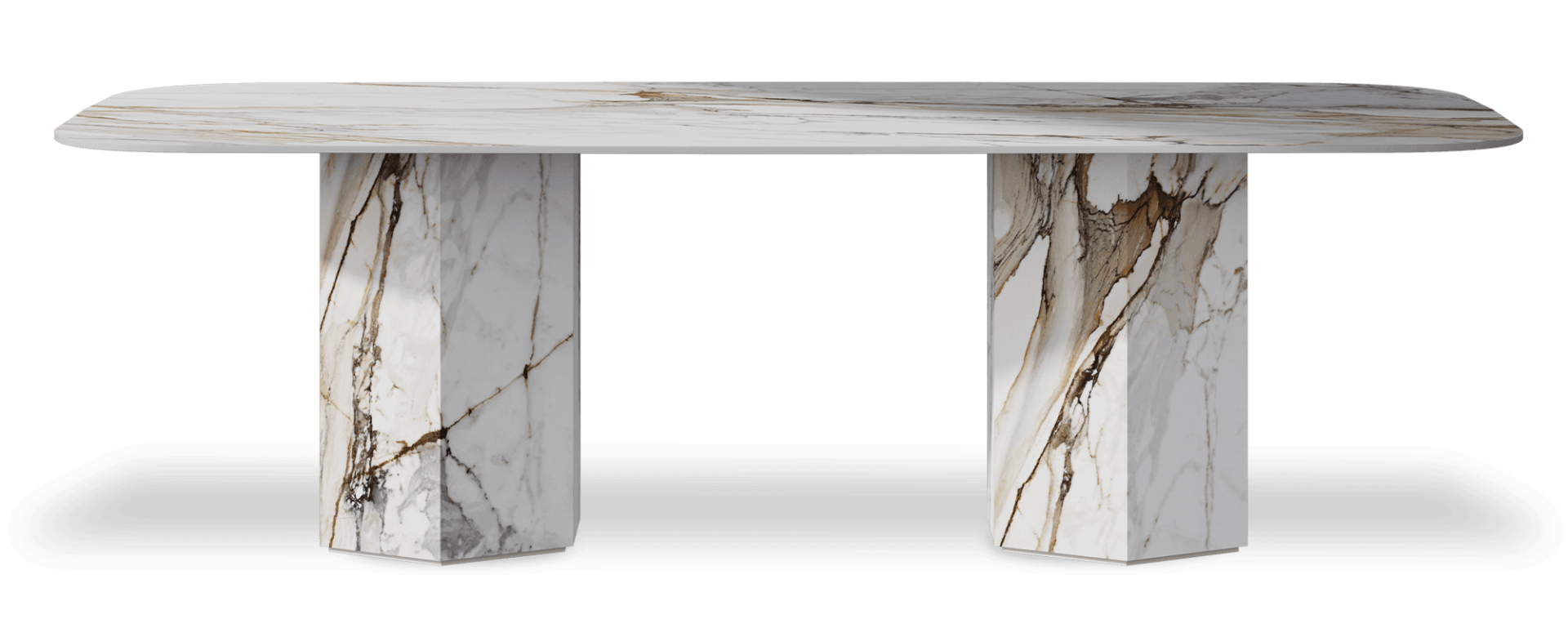 Curve Dining Tables | Curved Porcelain Stoneware Tables - Tailor-made+