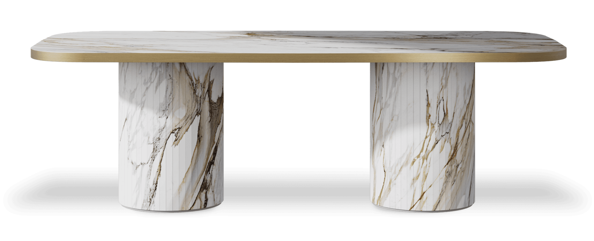 Curve Dining Tables | Curved Porcelain Stoneware Tables - Tailor-made+